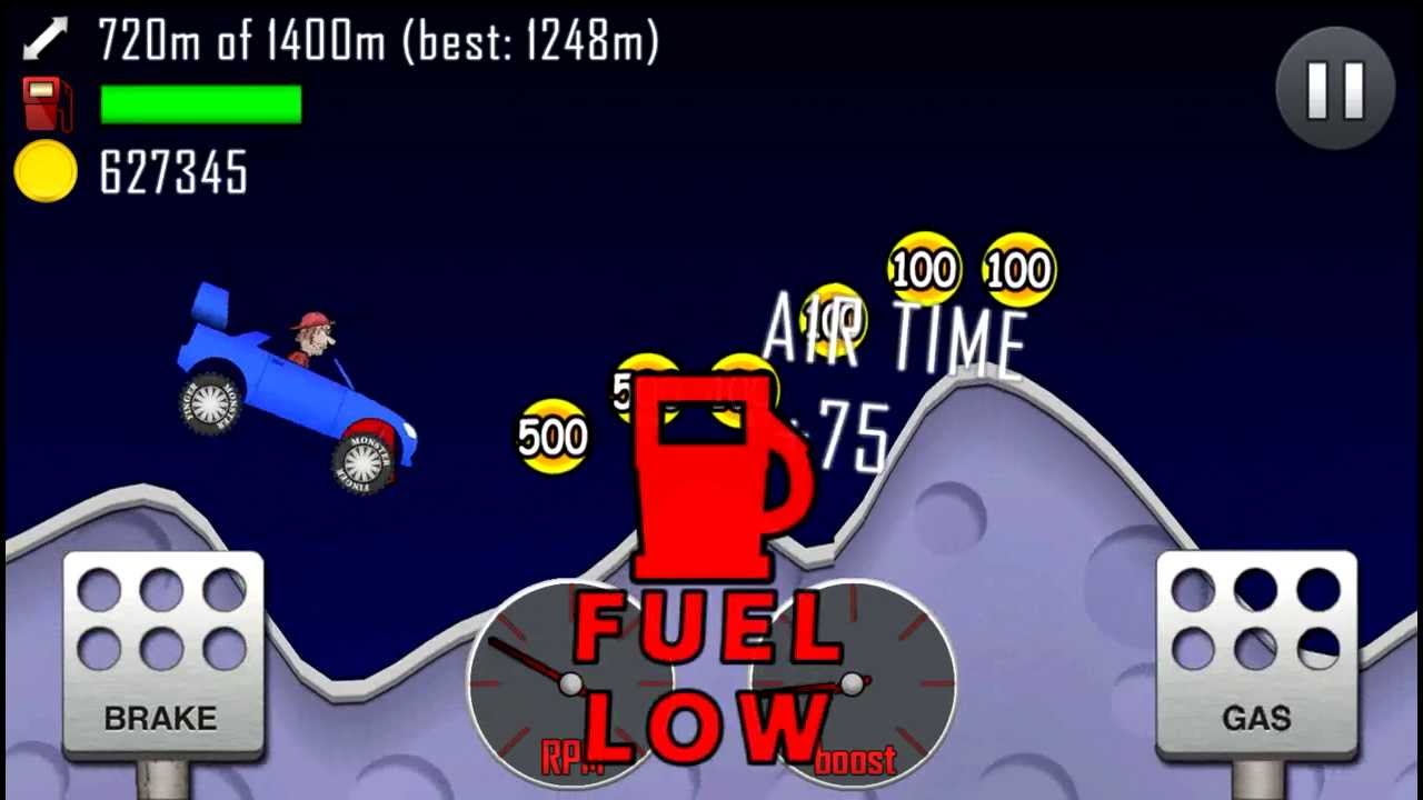 Hill Climb Racing - Rally Car on Moon - YouTube
