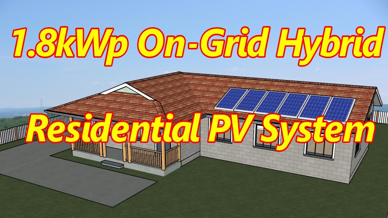 On-Grid Hybrid Residential PV System - YouTube