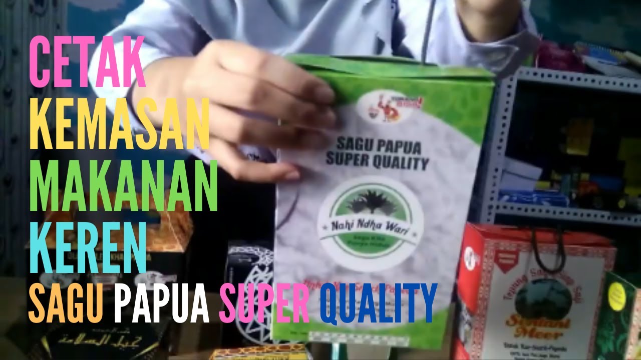 KOTAK TEPUNG SAGU PAPUA MERK NAHI NDHA WARI !!! INSPIRING BANGET ...