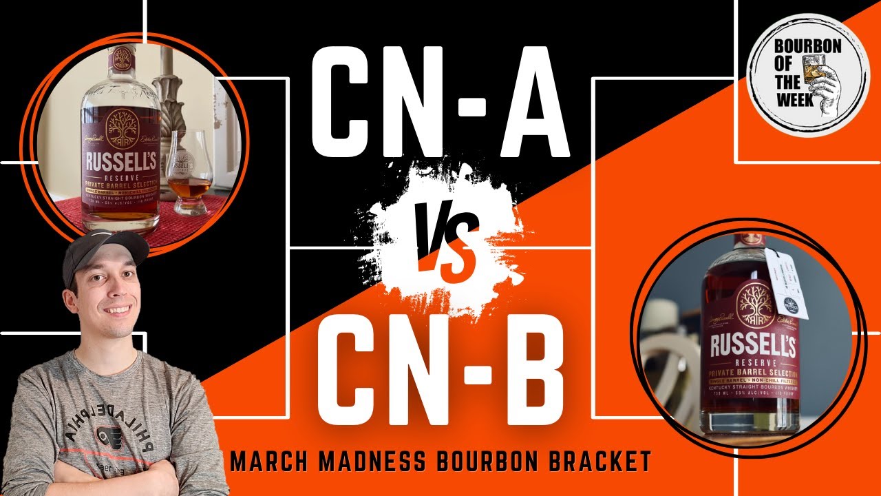 Russell's Reserve Single Barrel Bourbon CN-A vs. CN-B - YouTube