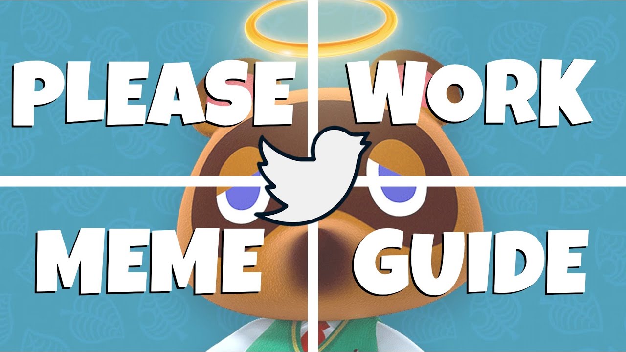 Please Work Twitter Meme Tutorial (2020) - YouTube