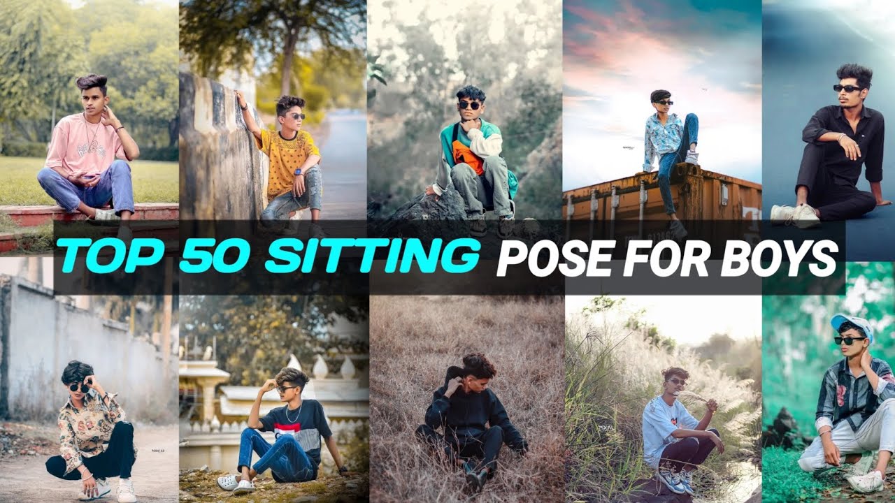 Top 50 Sitting Pose for Boy 📸🔥| How to sitting pose in man | #new # ...