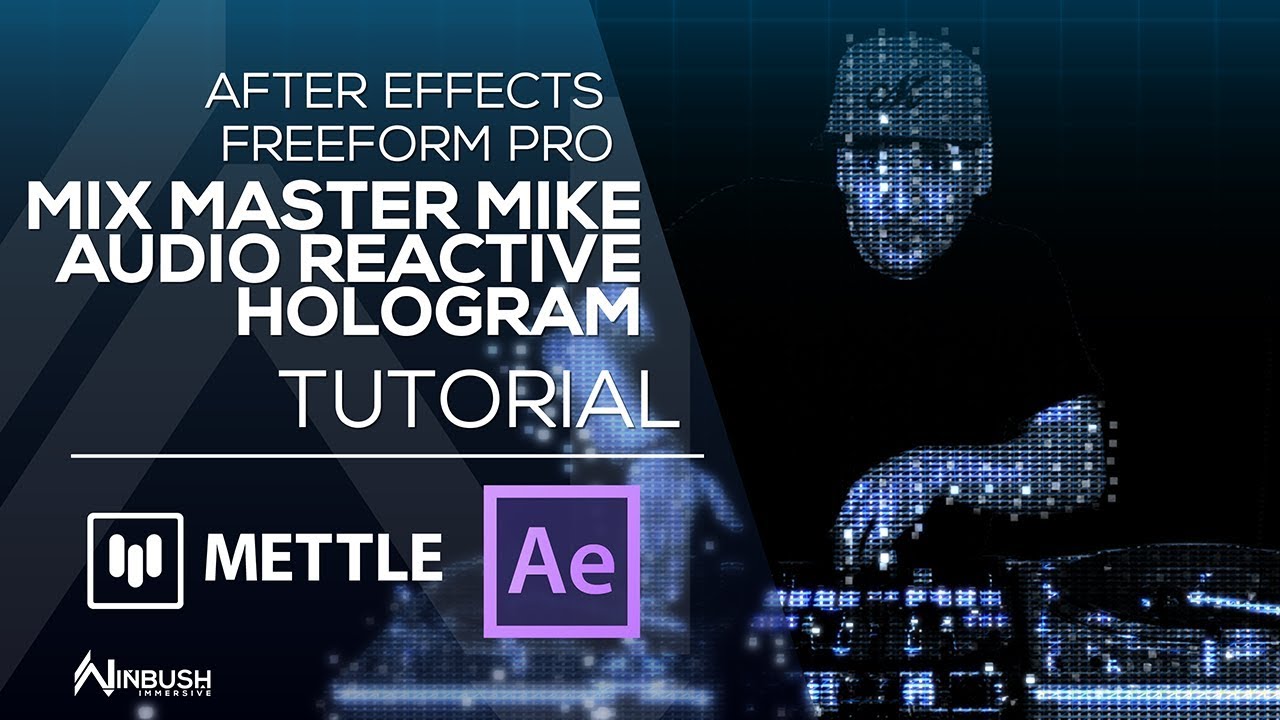 Audio Reactive Hologram with Mix Master Mike & Freeform Pro - YouTube