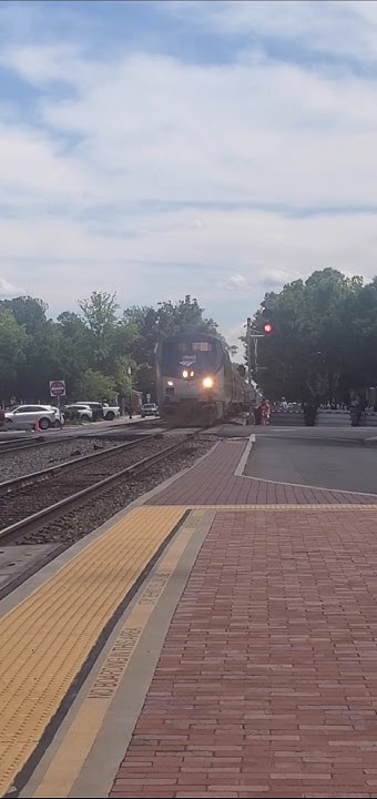 Amtrak 194 leads the Northeast Regional for a stop in Ashland #amtrak #railfan #railroad #train ...