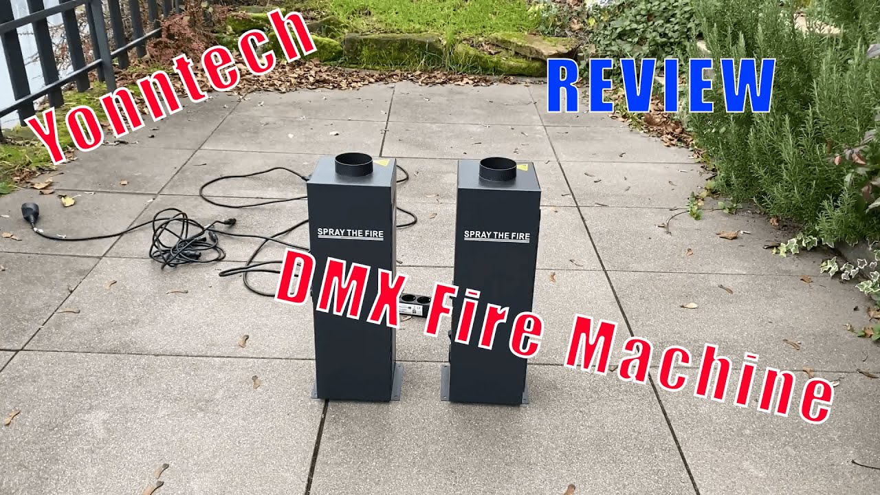 Yonntech Fire DMX Machine I Review I Christmas Video :D - YouTube