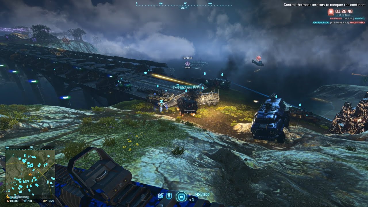 PlanetSide 2 - Oshur bridge - YouTube