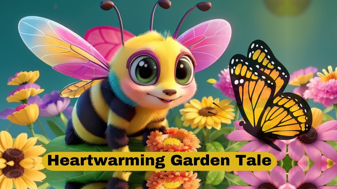 Heartwarming Garden Tale With A Beautiful Bee, 3D Animated English ...