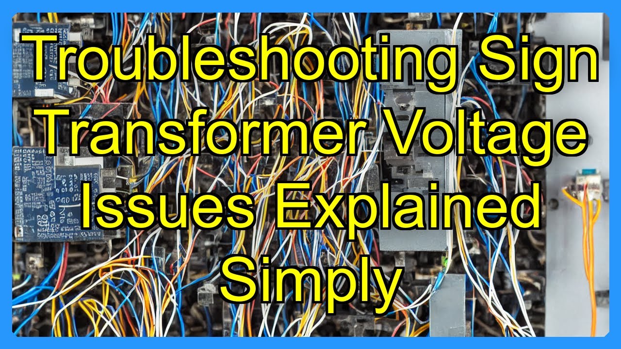 Troubleshooting Sign Transformer Voltage Issues Explained Simply - YouTube