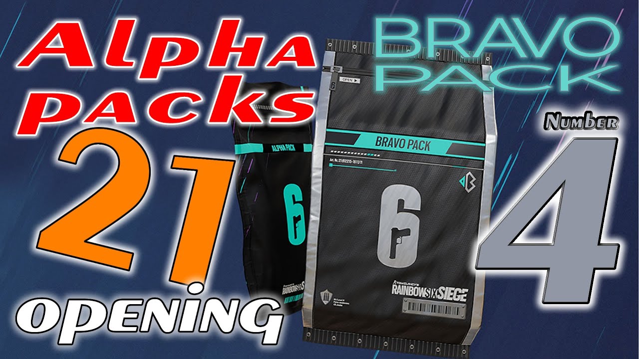 Rainbow Six Siege - Abrindo 21 Bravo Packs - Number 004 - YouTube