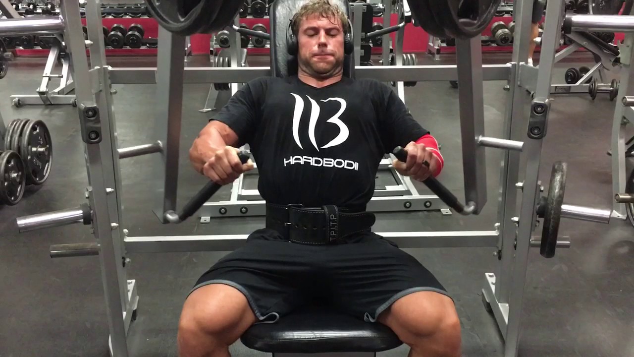 Hammer Strength neutral chest press - YouTube