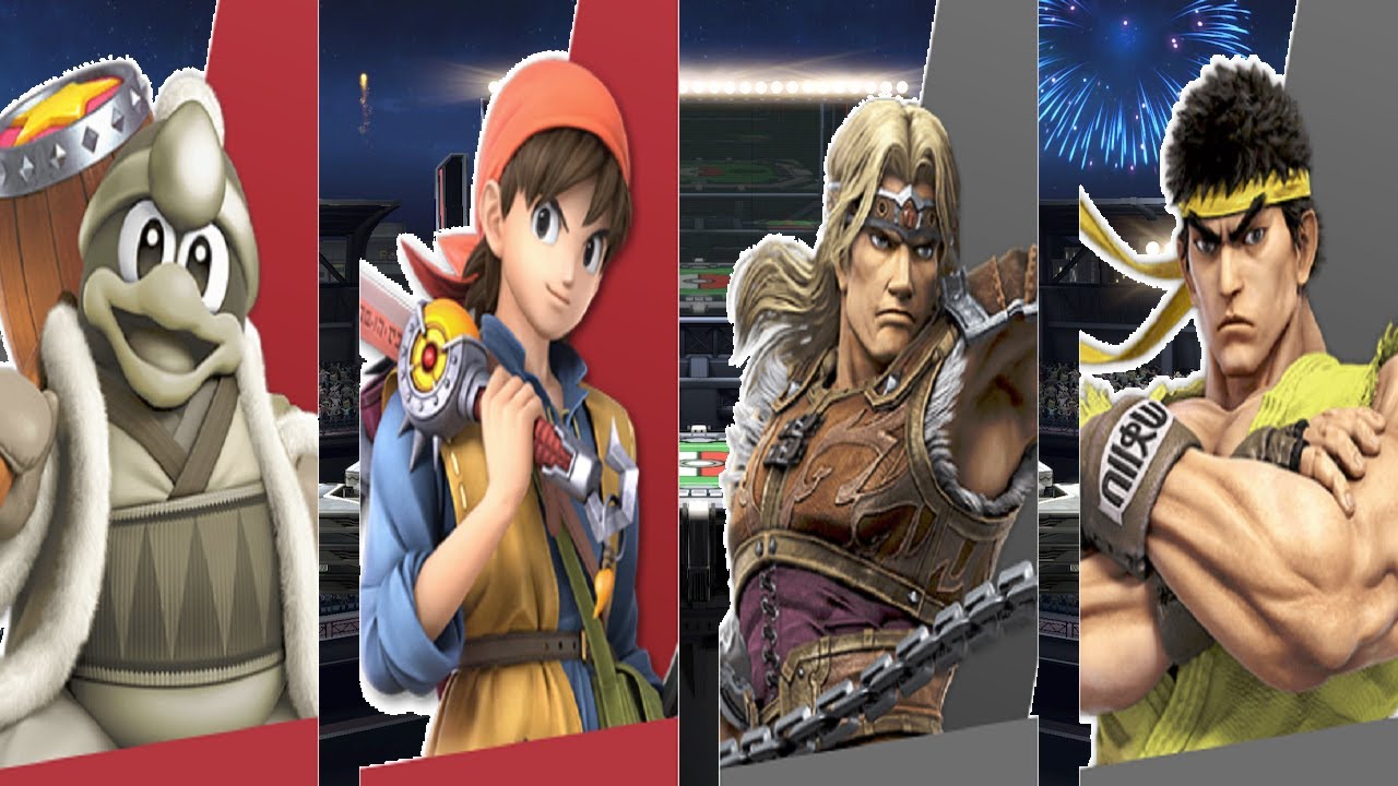 King Dedede & Hero vs. Simon & Ryu (Super Smash Bros. Ultimate) - YouTube