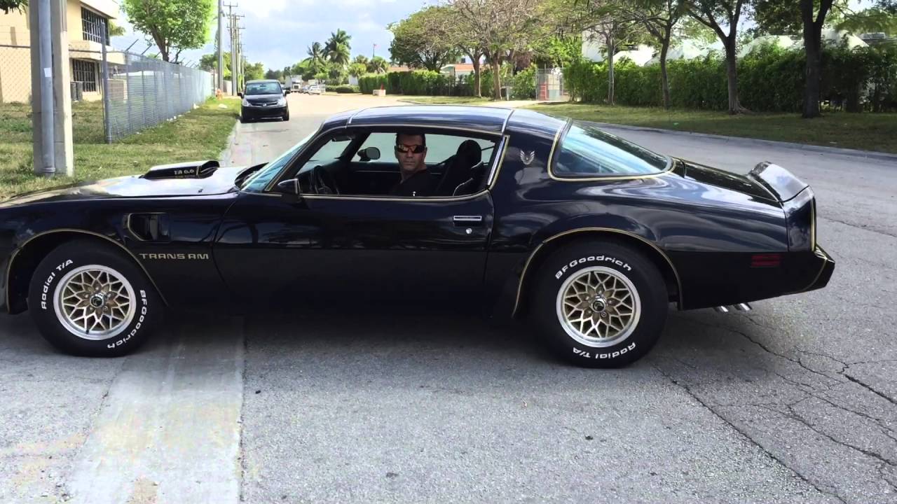 1980 Trans Am 6,6 liter Bandit Style ! #1142 - YouTube