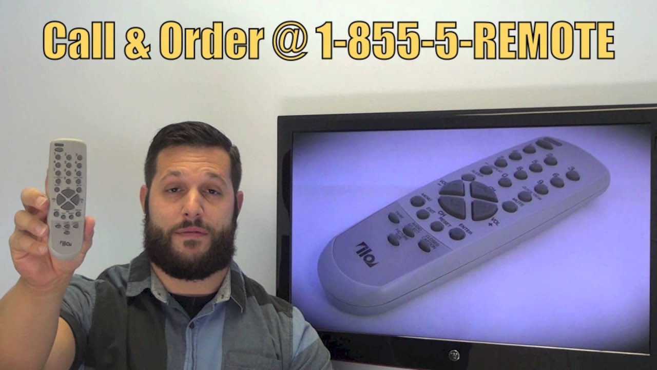 ilo 07640KL060 TV Remote Control - www.ReplacementRemotes.com - YouTube