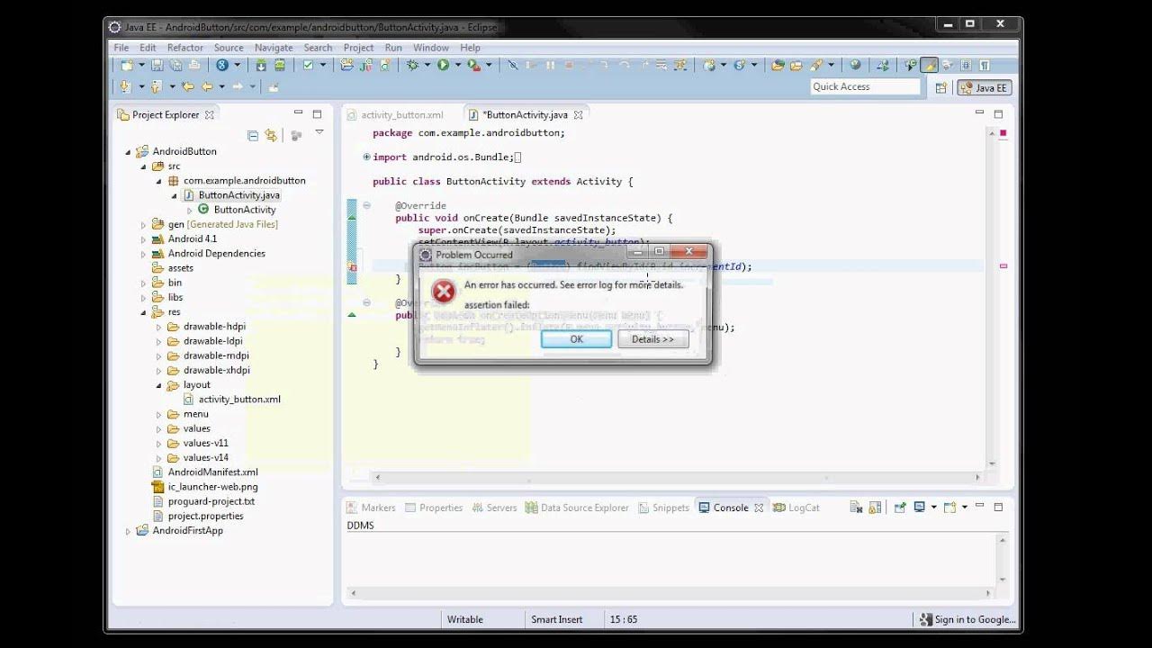 10 Android Buttons setOnClickListener (in Arabic) - YouTube