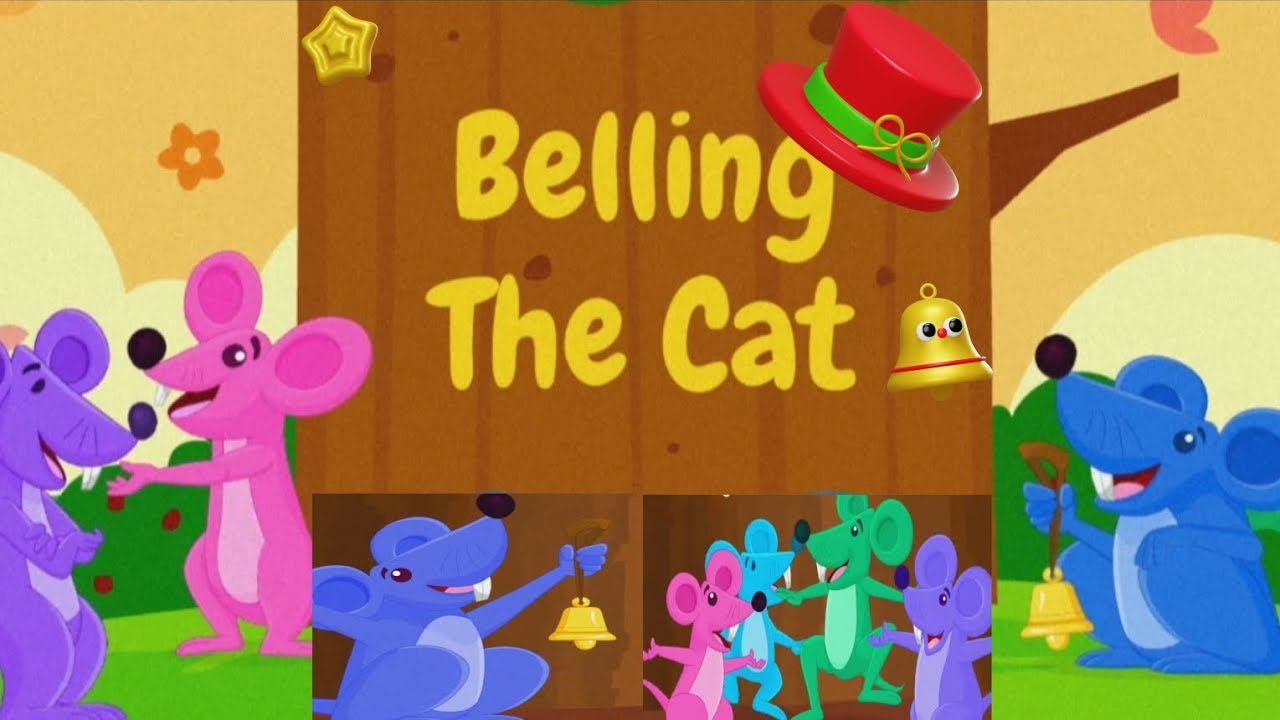 Belling The Cat | Moral Story | English Story | Rat and Cat Full Story ...