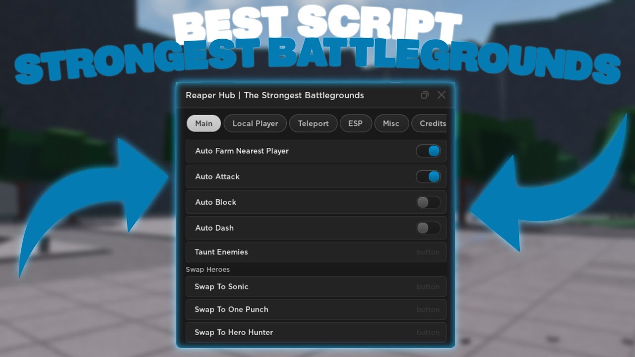 The *BEST* Strongest Battlegrounds Script 💪 | Godmode, Autofarm, & MORE ...