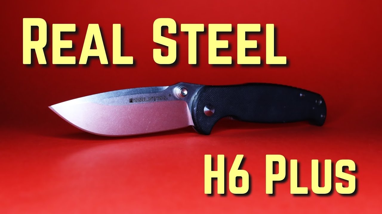 CUSTOM - Real Steel H6 Plus Pocket Knife!!! #make #handmade - YouTube