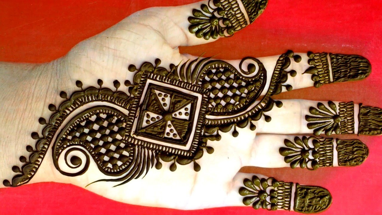 Easy mehndi//New Trending mehndi design 2024//how to make mehndi design ...