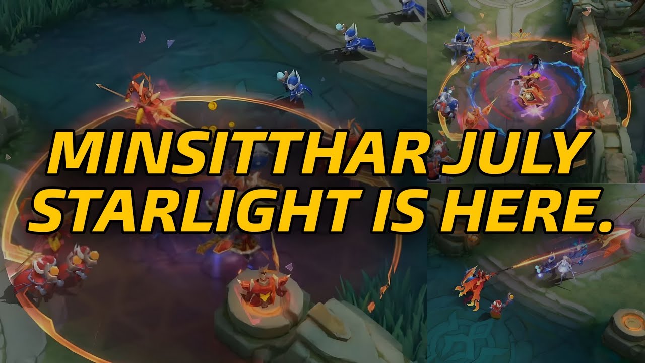 MINSITTHAR JULY STARLIGHT SKIN " CRIMSON LION" #mlbb #mobilelegend # ...