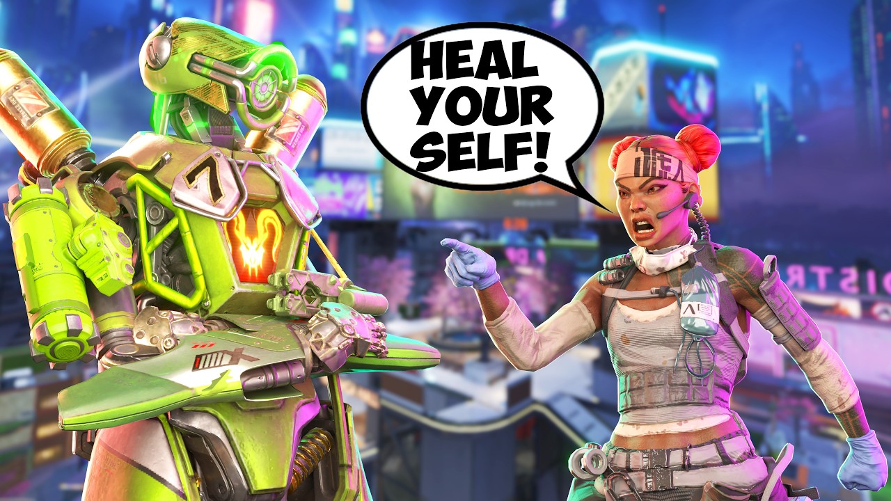 I FOUND THE MOST TOXIC LIFELINE ON APEX .. (Apex Legends) - YouTube