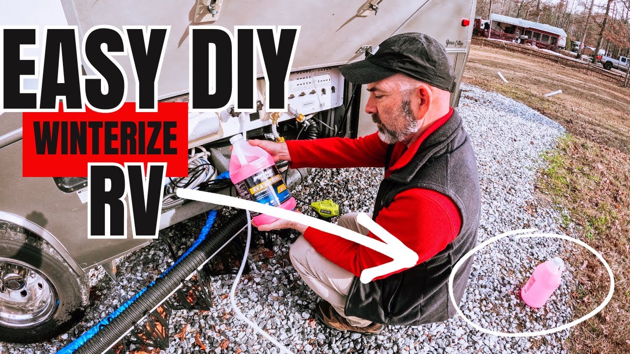 DIY Quick And Easy Way To Winterize Your RV - YouTube