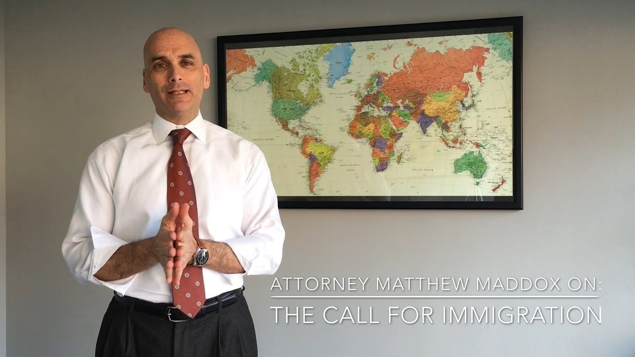 Attorney Matthew Maddox On: The Call for Immigration - YouTube