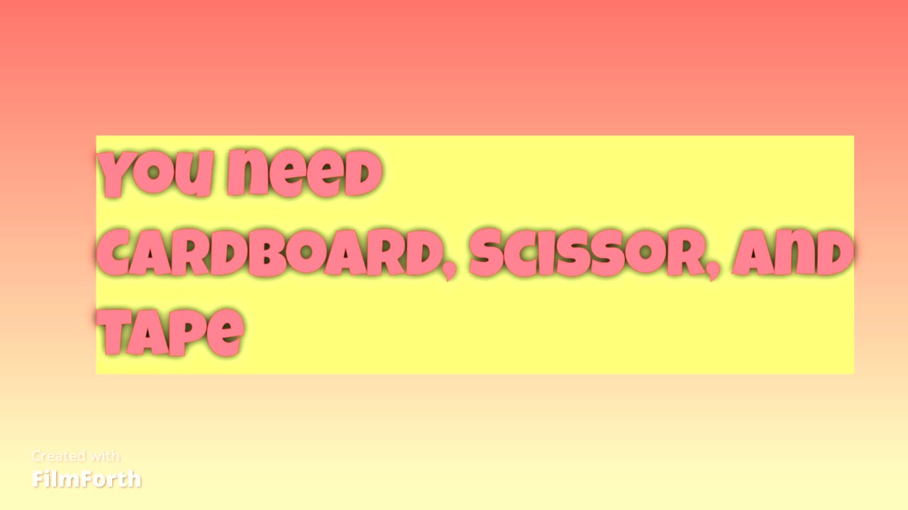 DIY Cardboard Billboard - YouTube