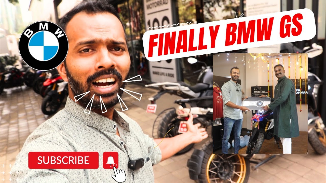FINALLY ALL NEW BMW GS | Taking Delivery BMW GS - YouTube