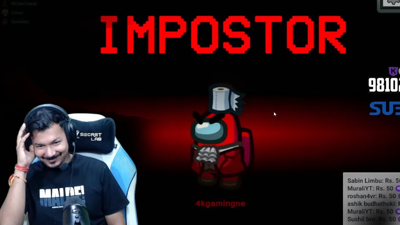 @4KGamingNepal Imposter Kanda😂, Among Us Tutorial with @YourSenpAiiii @SodeepGamingYT #amongus ...