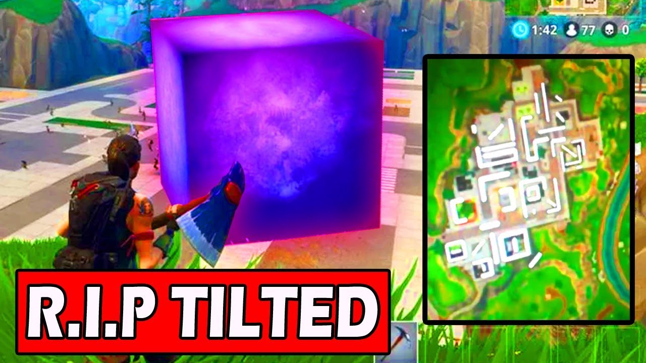 THE CUBE IS DESTROYING TILTED TOWERS *CONFIRMED* SYMBOL PROOF! FORTNITE ...