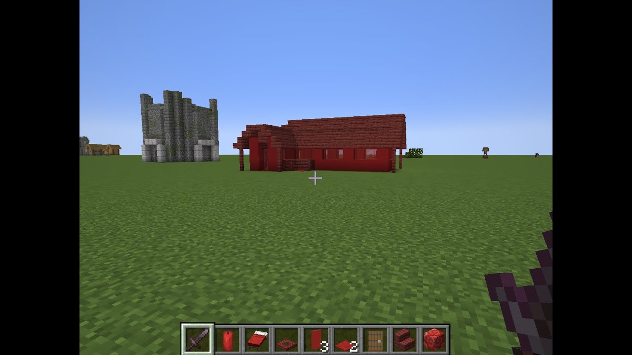 Minecraft Tutorial: How to Build a Simple Concrete House #minecraft # ...