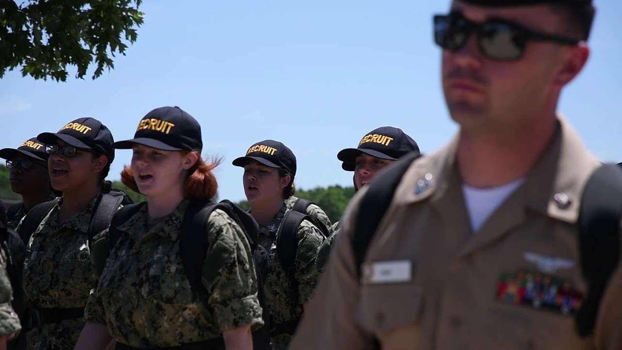 Recruits Marching at RTC July 9th, 2018 - YouTube
