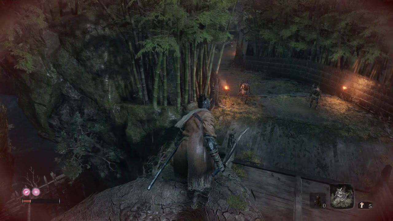 Sekiro Shadows Die Twice Defeat First Shield Bandit - YouTube