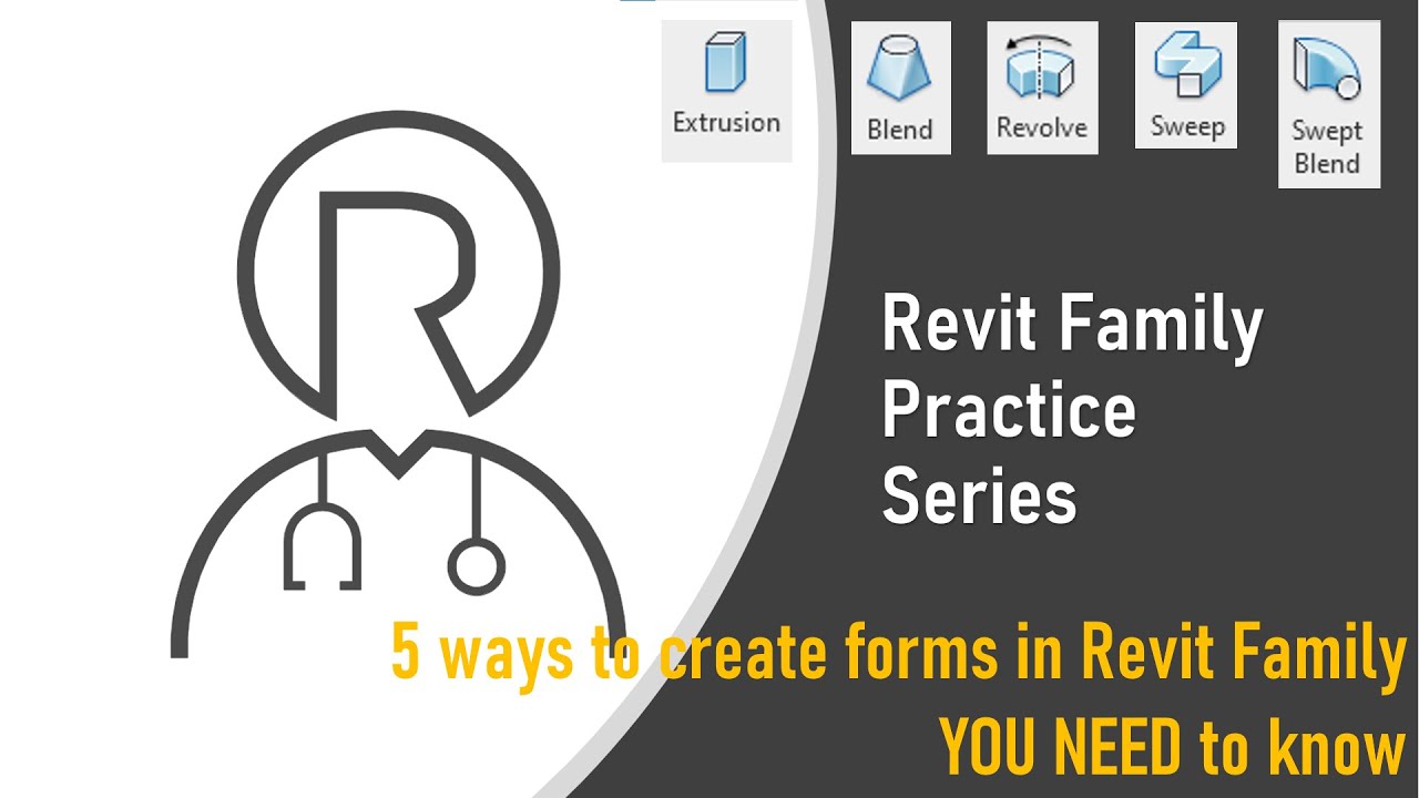 5 ways to create forms in Revit Family YOU NEED to know - YouTube