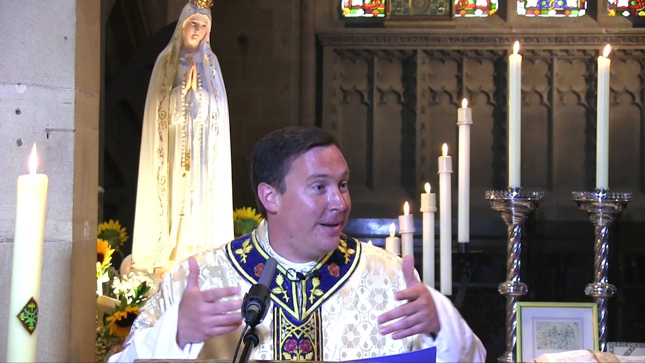 "Our Lady's All Embracing Heart": Homily by Fr Marcus Holden. A Day ...