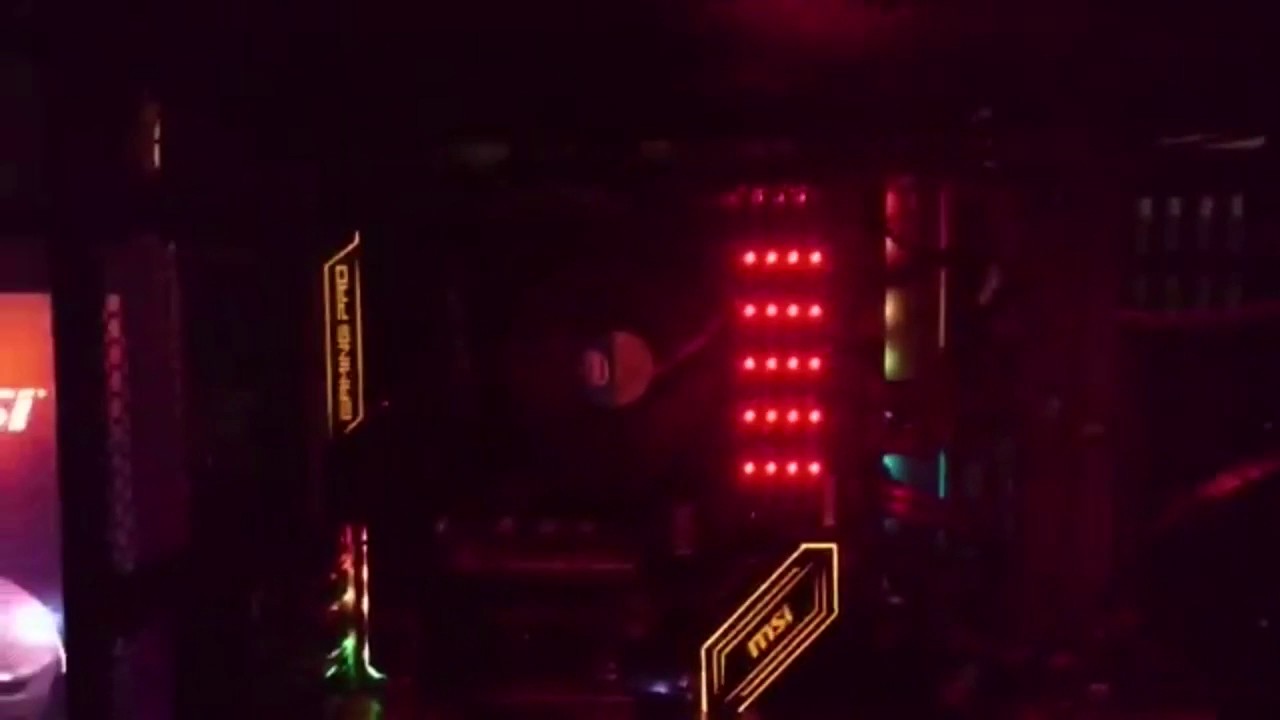 MSI Mystic light sync (Rainbow) - YouTube
