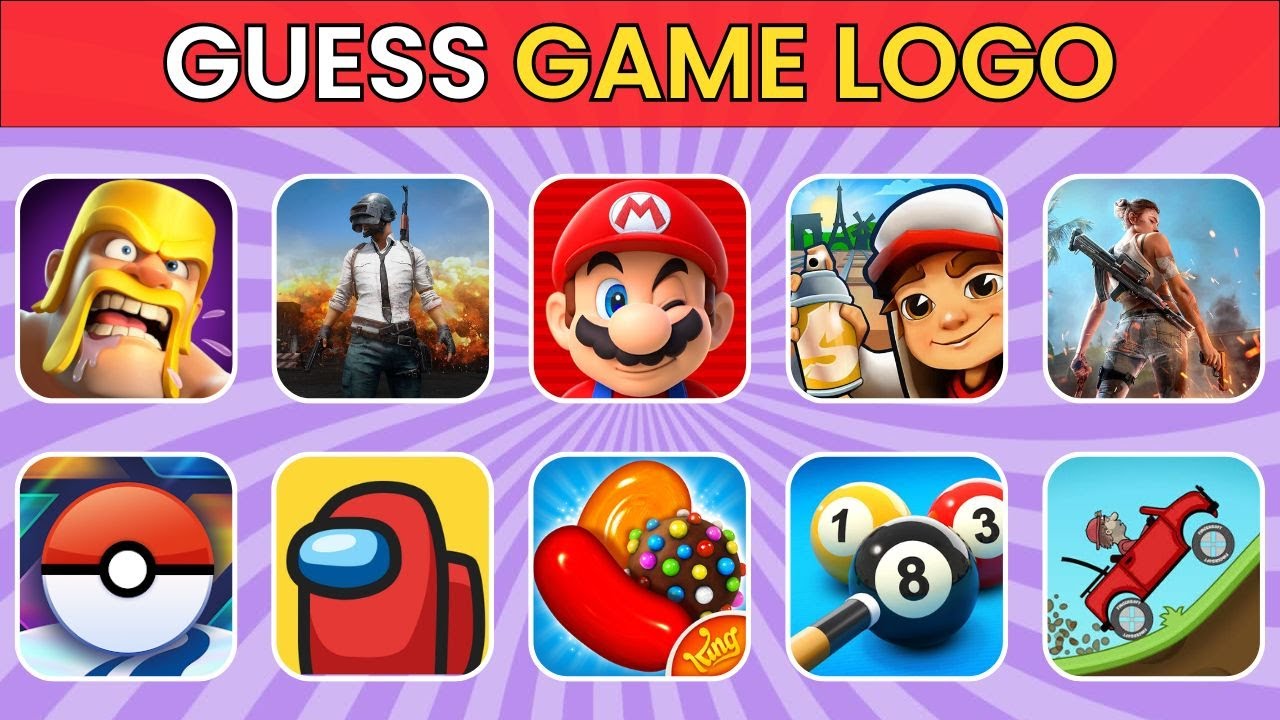 Can You Name the Game by Its Logo in 5 Seconds? | Guess the game logo ...