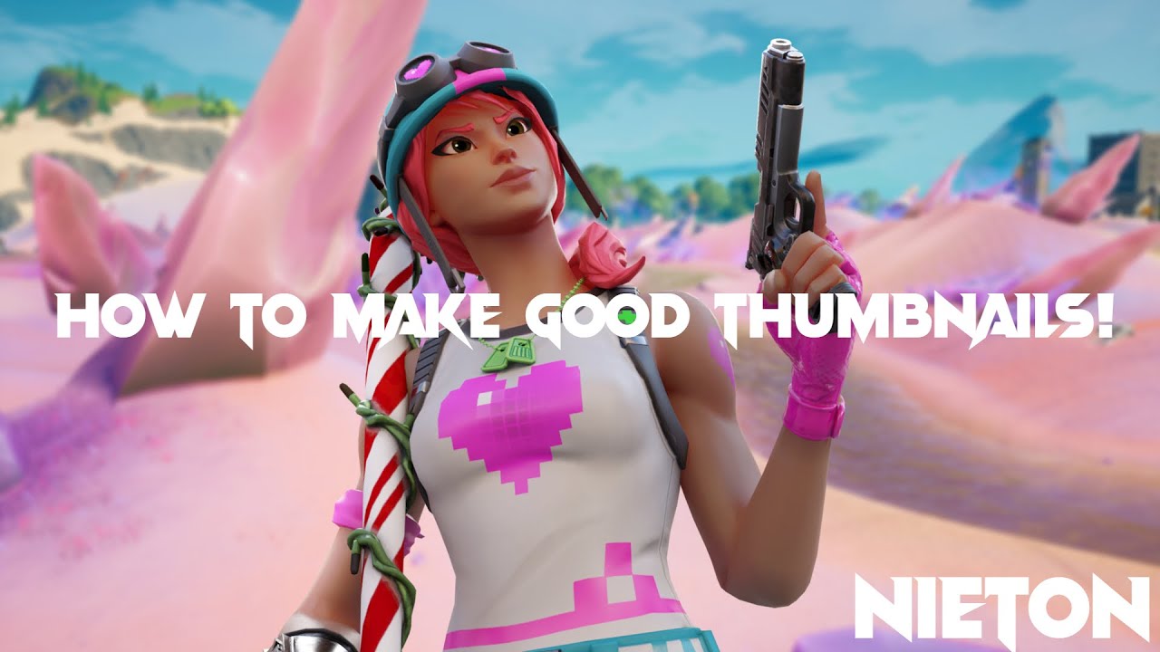 How to Make A Goated Fortnite Thumbnail On Pixlr - YouTube