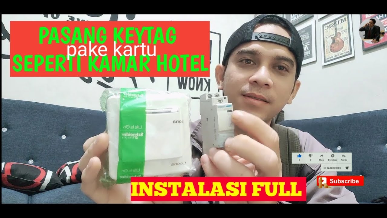 PASANG KEYTAG KAMAR HOTEL FULL INSTALASI - YouTube