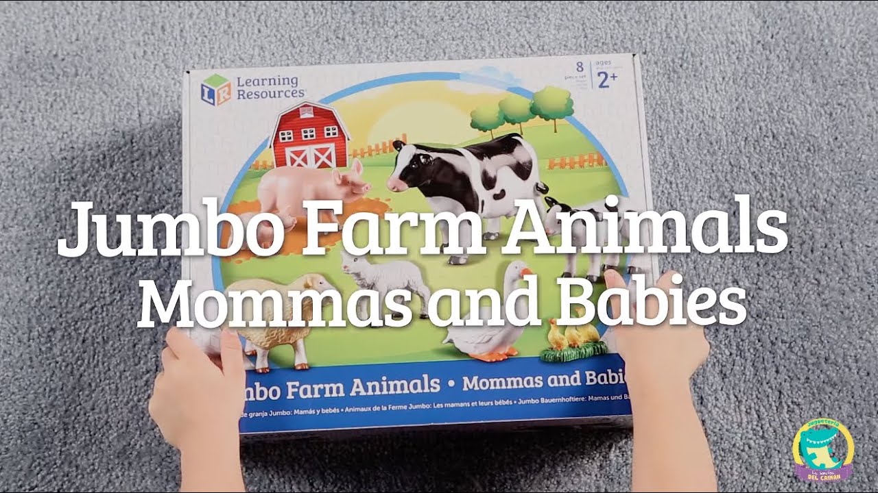 Animales Jumbo de Granja - Mamás y Bebés - Learning Resources - LER0835 ...