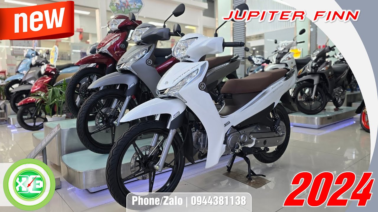 XE & XE | Giới thiệu Yamaha Jupiter Finn 115 Fi 2024 - Cao cấp | Trắng ...