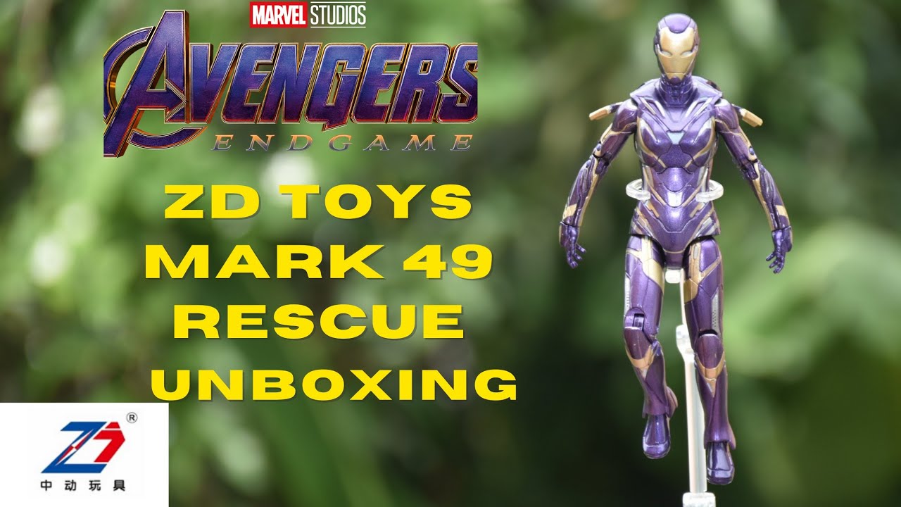 ZD TOYS MARK 49 RESCUE UNBOXING | MARVEL AVENGERS ENDGAME | PEPPER ...
