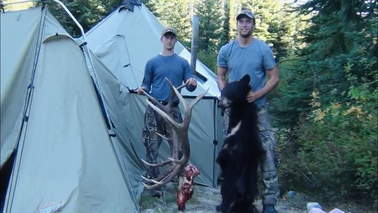 Elk and Bear Down 1st Day at Camp!!! Stuck N The Rut - YouTube