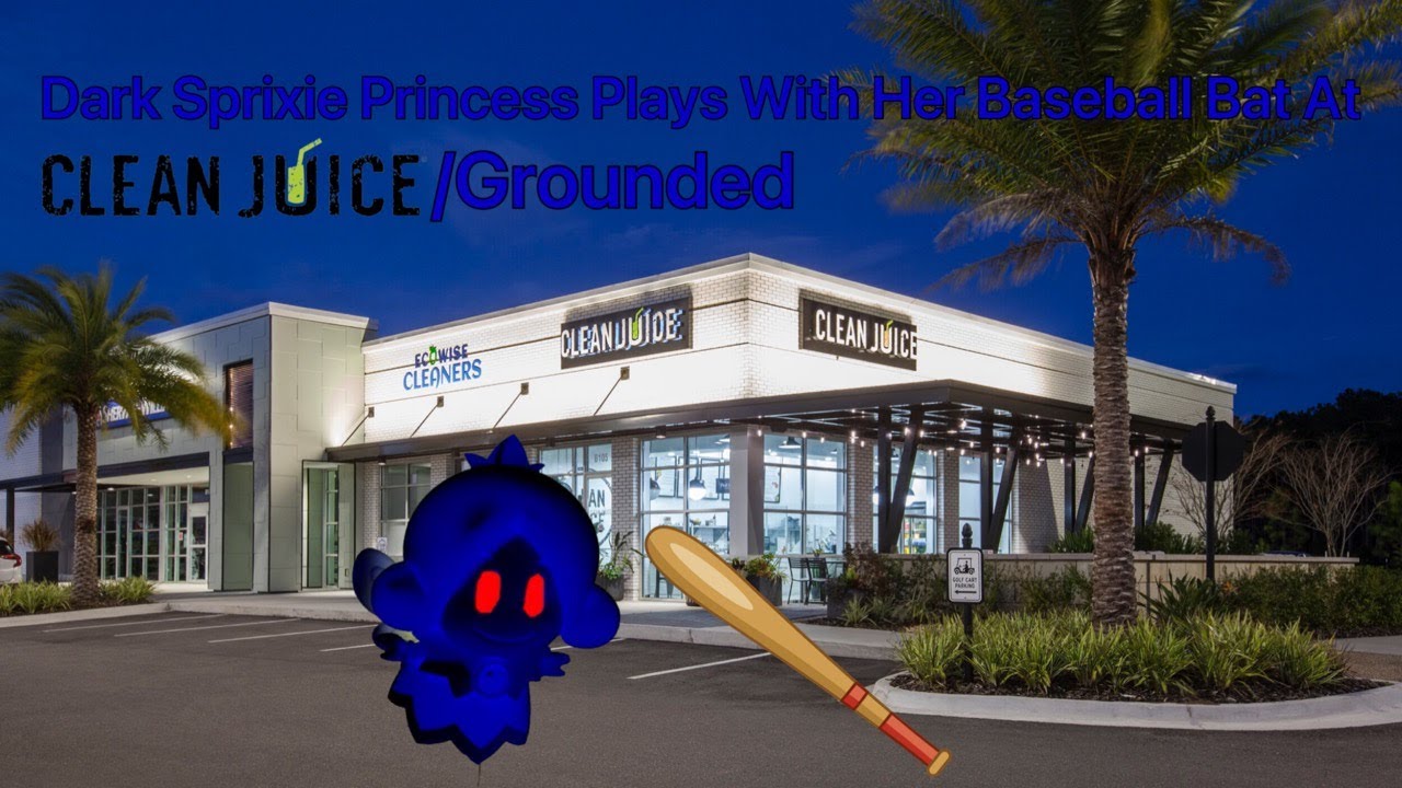 Dark Sprixie Princess Plays with Her Baseball Bat at Clean Juice ...