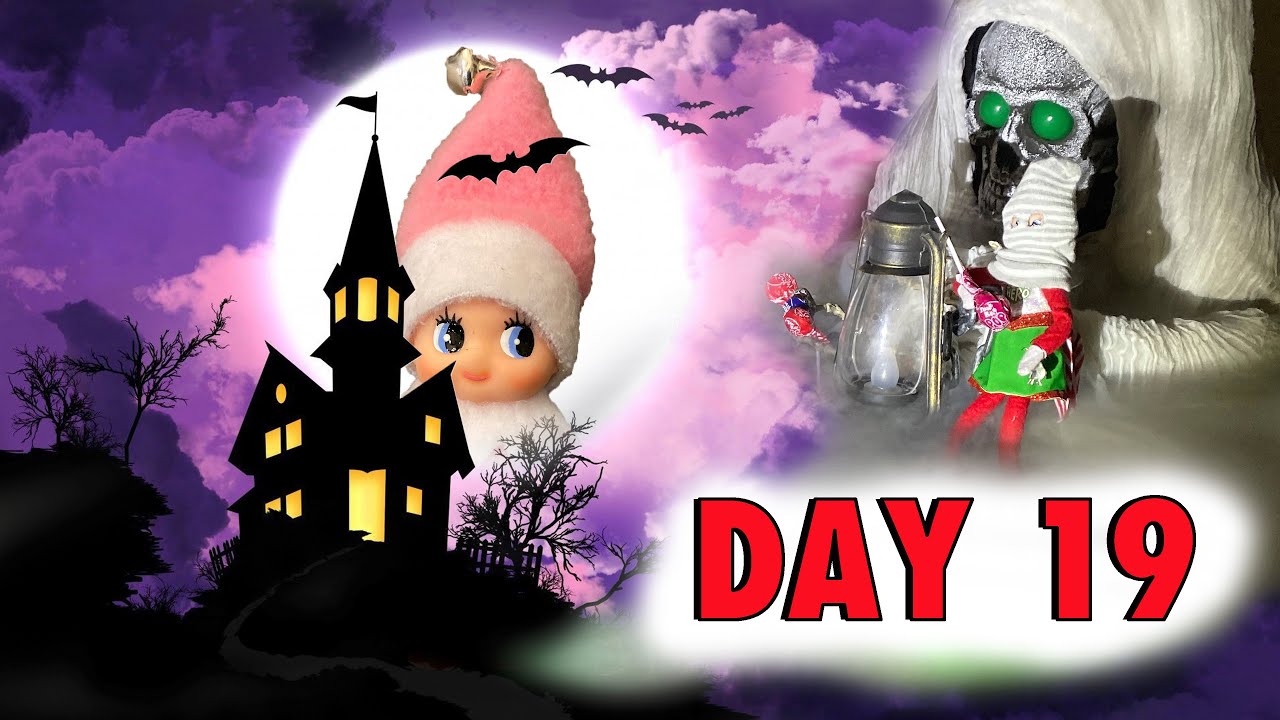 A Merry Elf on the Shelf Halloween??? 🎃Shelf Elf Season 4 Day 19 - YouTube