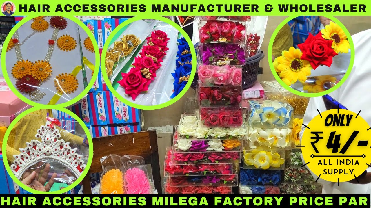 Hair Accessories Wholesale Market Kolkata | Wedding, Fancy, Hairband ...