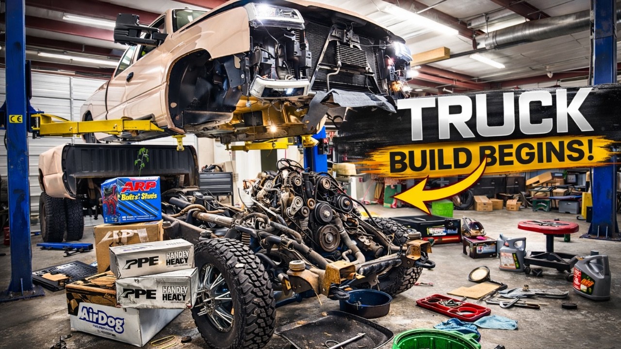 COMPOUND TURBO SET UP FOR THE LB7 DURAMAX BEGINS! - YouTube