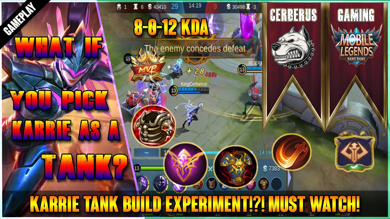 WHAT IF YOU PICK KARRIE AS A TANK?! l KARRIE TANK BUILD EXPERIMENT ...