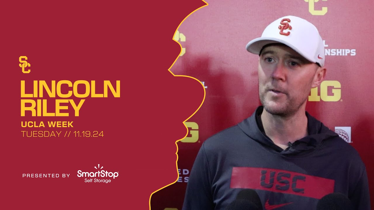 USC HC Lincoln Riley | Tuesday of UCLA Week - YouTube