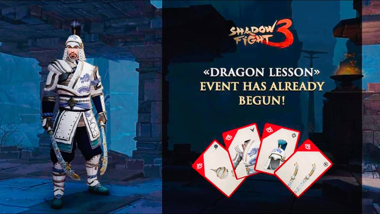 Shadow fight 3 dragon lesson new event - YouTube